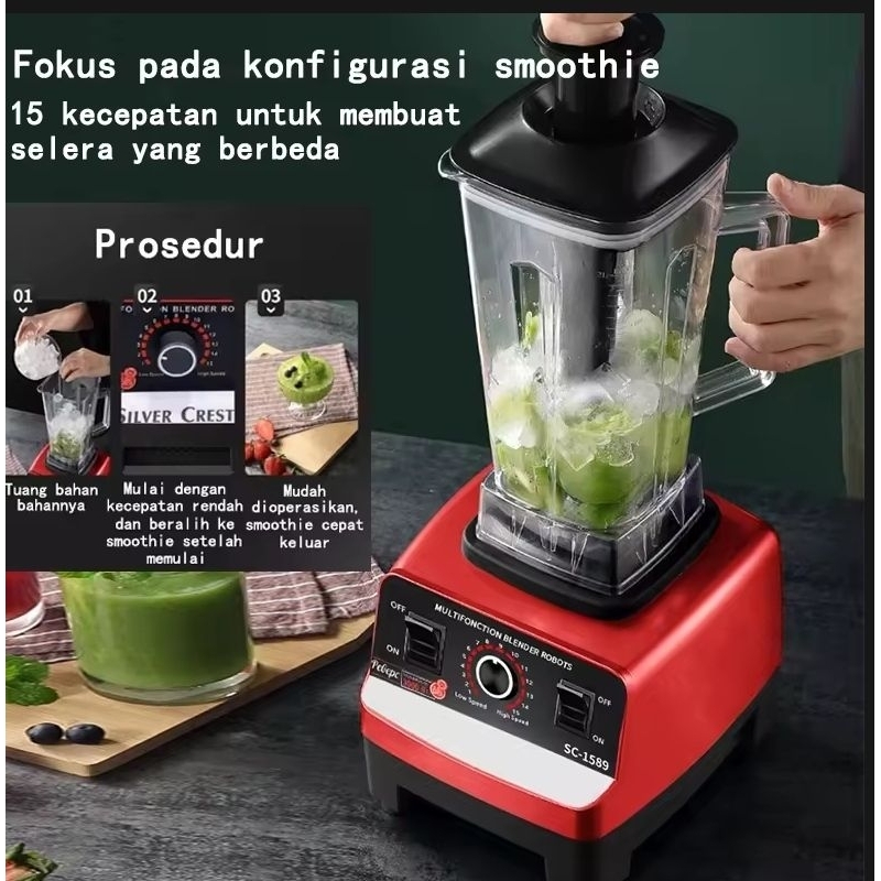 Jual TIXX Juicer 2.5L 450W Multifungsi Blender Hadiah Foodgrade ...