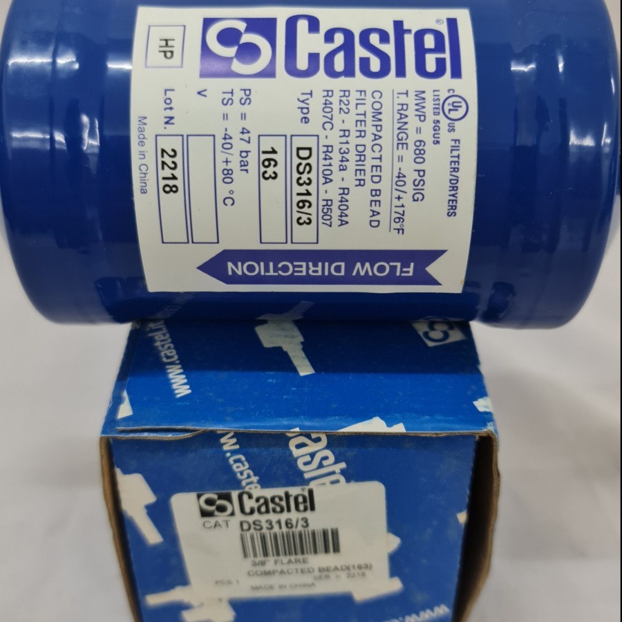 Jual CASTEL FILTER DRIER DS3 16/3 3/8" | Shopee Indonesia