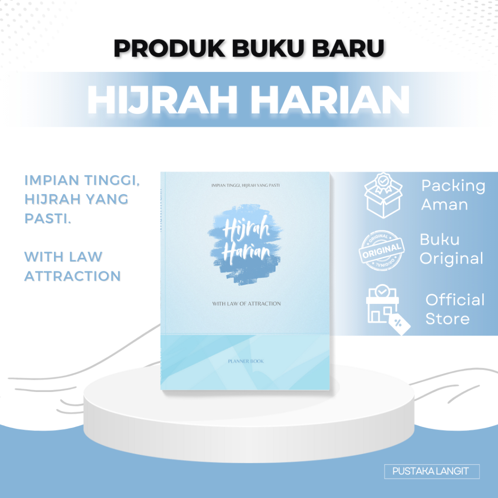 Jual Pustaka Langit Spesial Buku Baru Hijrah Harian| Buku Planner 2025 ...