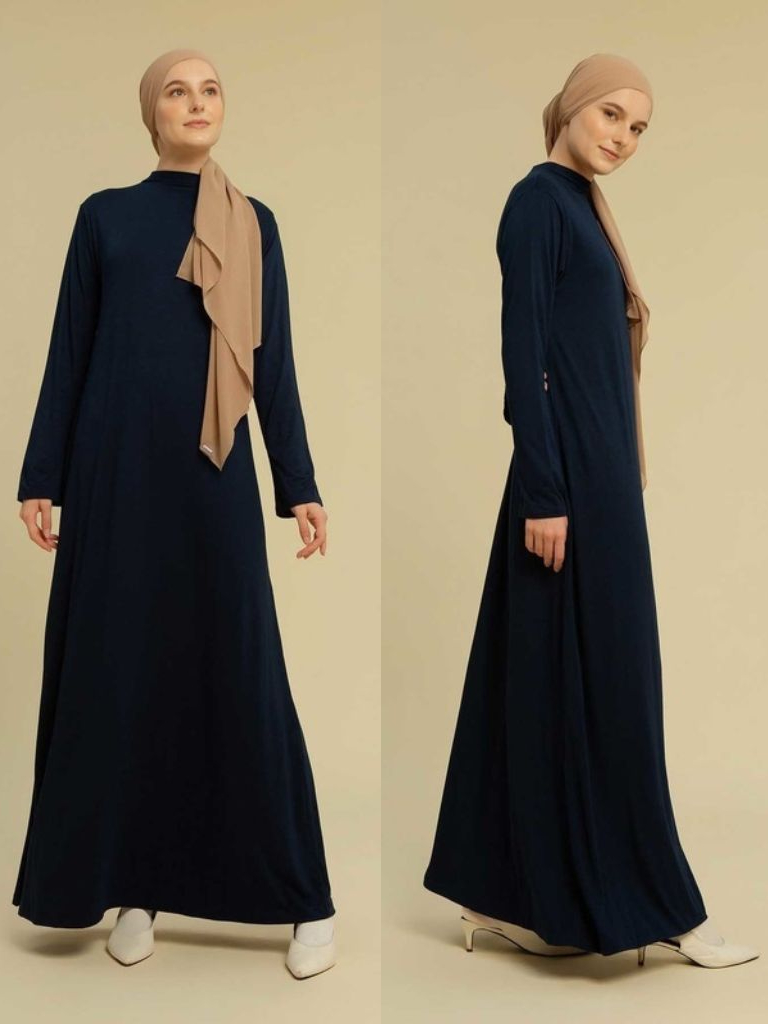 Jual RARA Collection Inner Dress / Manset Gamis Lengan Panjang Bahan ...