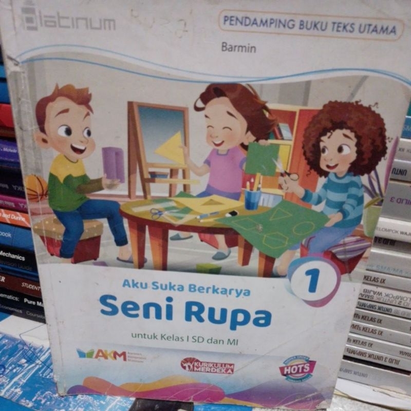 Jual BUKU AKU SUKA BERKARYA SENI RUPA UNTUK KELAS 1 SD/MI AKM KURIKULUM MERDEKA HOTS | Shopee ...