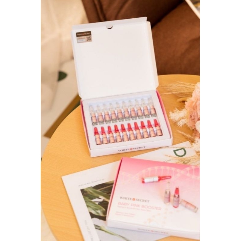 Jual White secret baby pink booster BOX | Shopee Indonesia