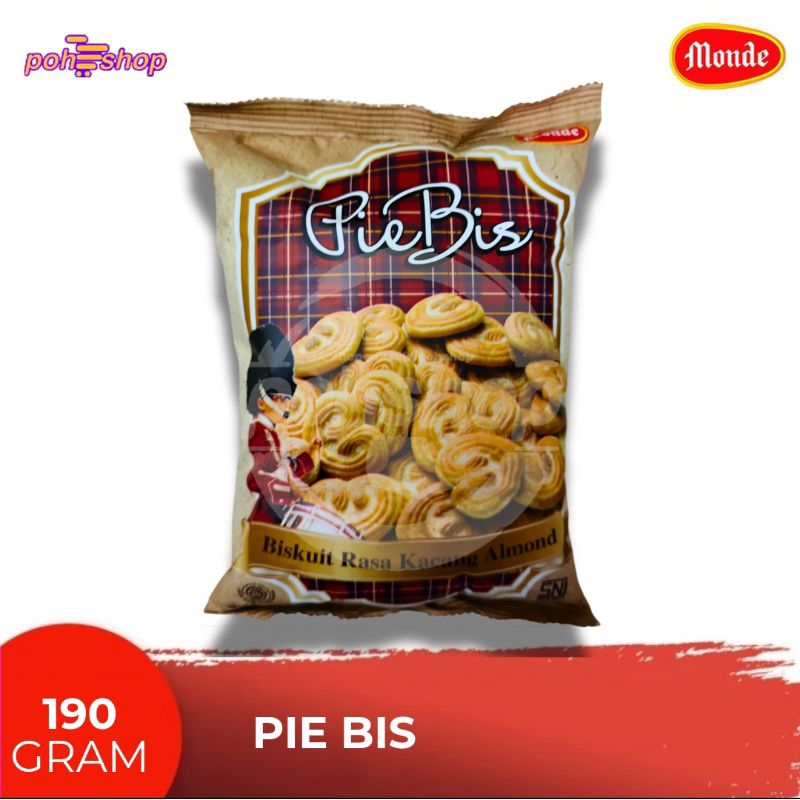 Jual Monde Pie Bis Kacang Almond 190gr | Shopee Indonesia