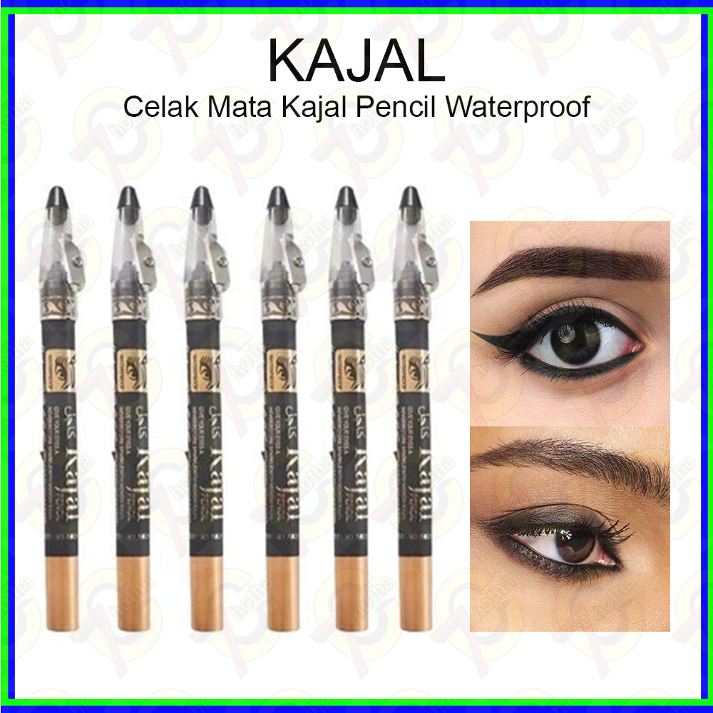 Jual 【7C】KAJAL Celak Mata Pencil Waterproof Halal & Sah Untuk Ibadah ...