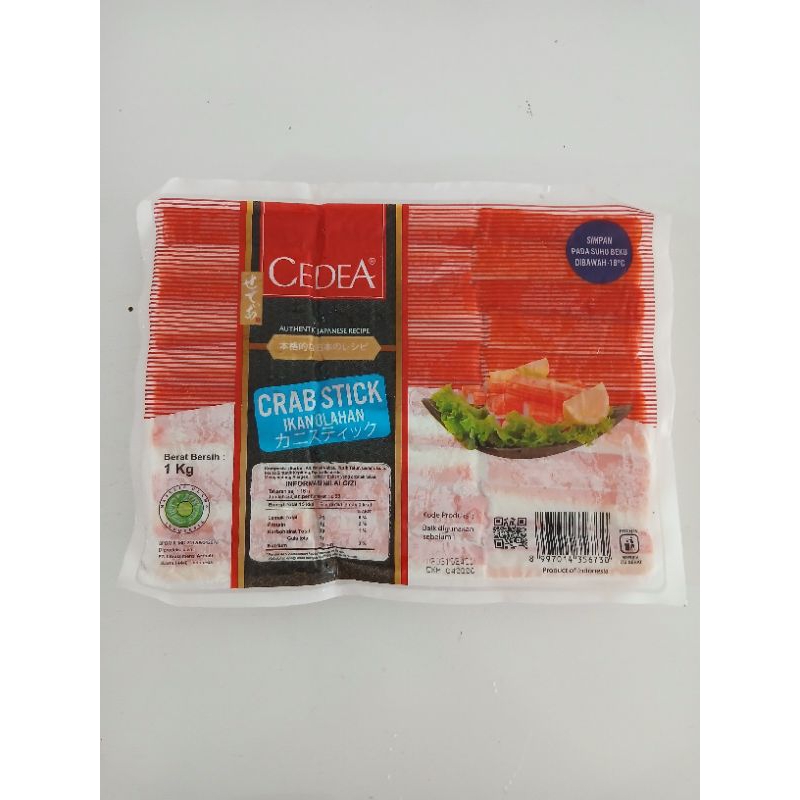Jual Cedea crab stick ikan olahan 1kg - frozen food | Shopee Indonesia