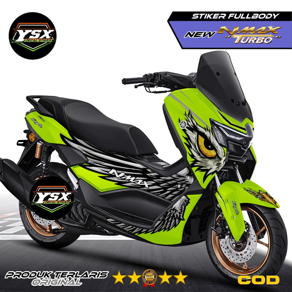 Jual Decal Nmax New Turbo Neo Sticker Fullbody Desain Elang | Shopee ...