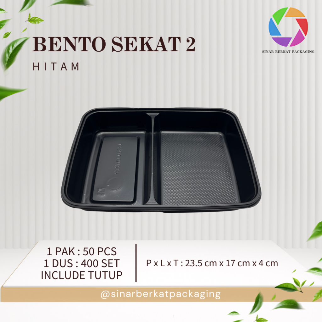 Jual Bento Sekat 2 / Mika Bento Plastik | Shopee Indonesia