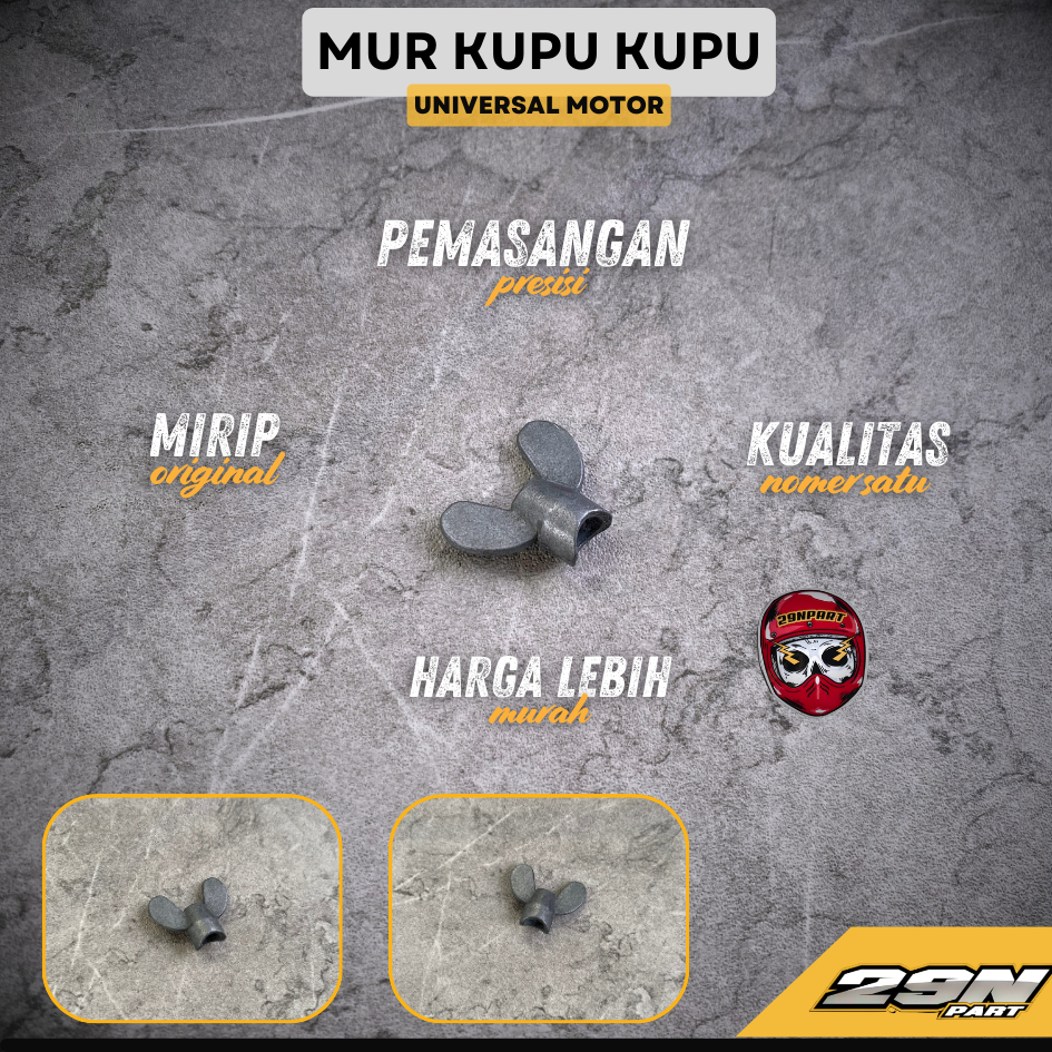 Jual Mur Kupu Kupu Tiang Gantar Lidi Rem Yamaha Rx king Mio Fino ...
