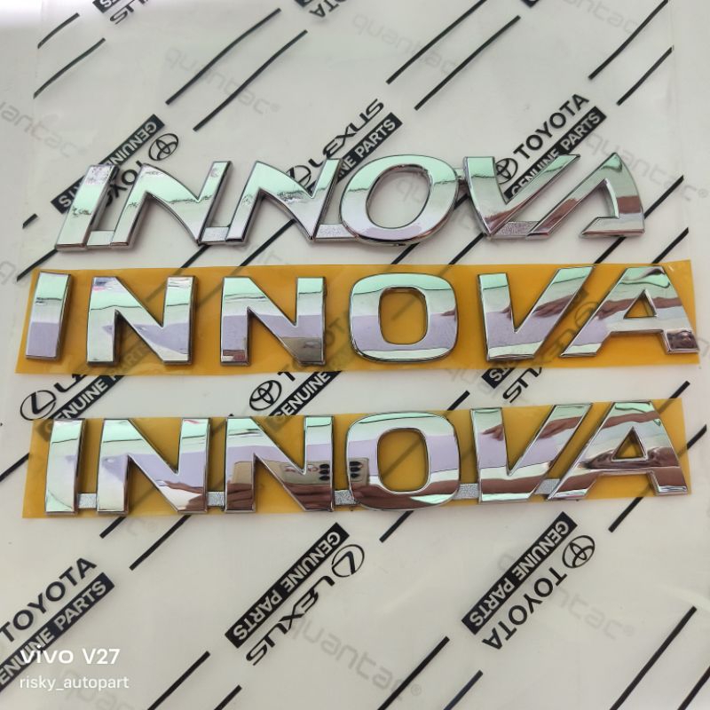 Jual emblem logo bagasi tulisan innova originalll | Shopee Indonesia