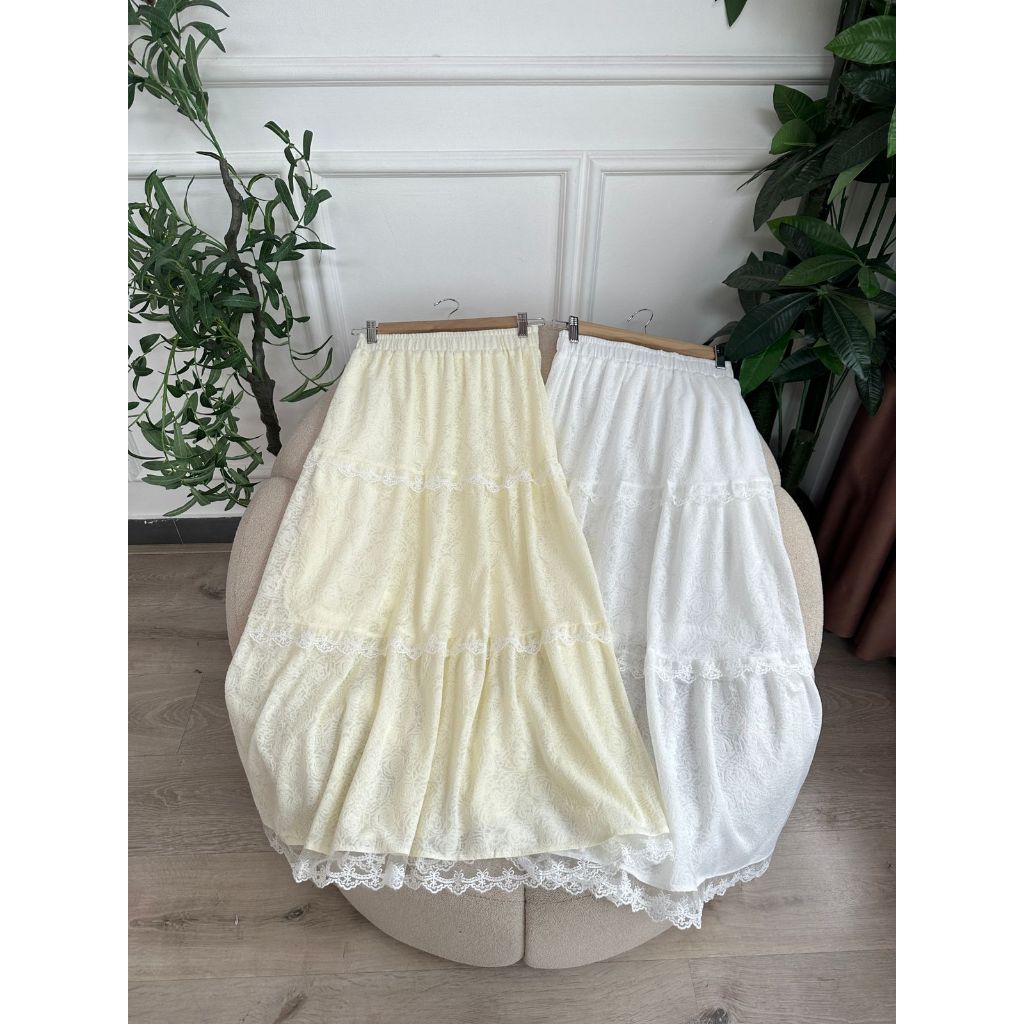 Jual Elena Skirt Motif Renda | Shopee Indonesia