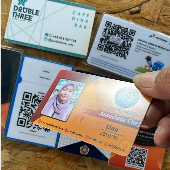 Jual KARTU ID CARD PVC PRINT LASER CETAK 2 SISI / MEMBER CARD / KARTU ...