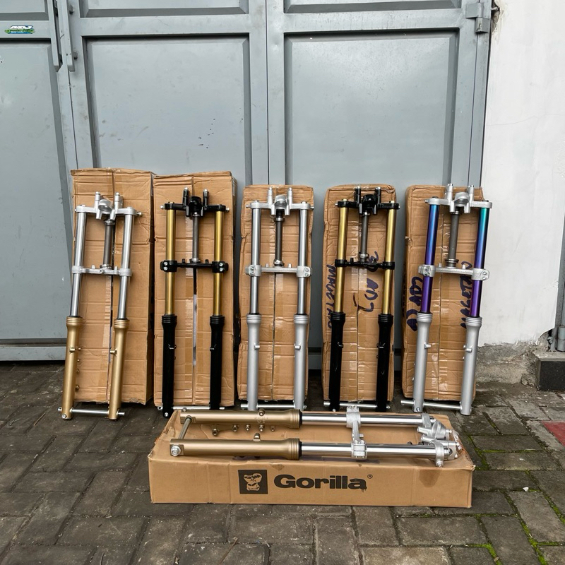 Jual SKOK NINJA DEPAN IMPORT R RR PNP HONDA CB GL TIGER RX KING MITSUYO ...