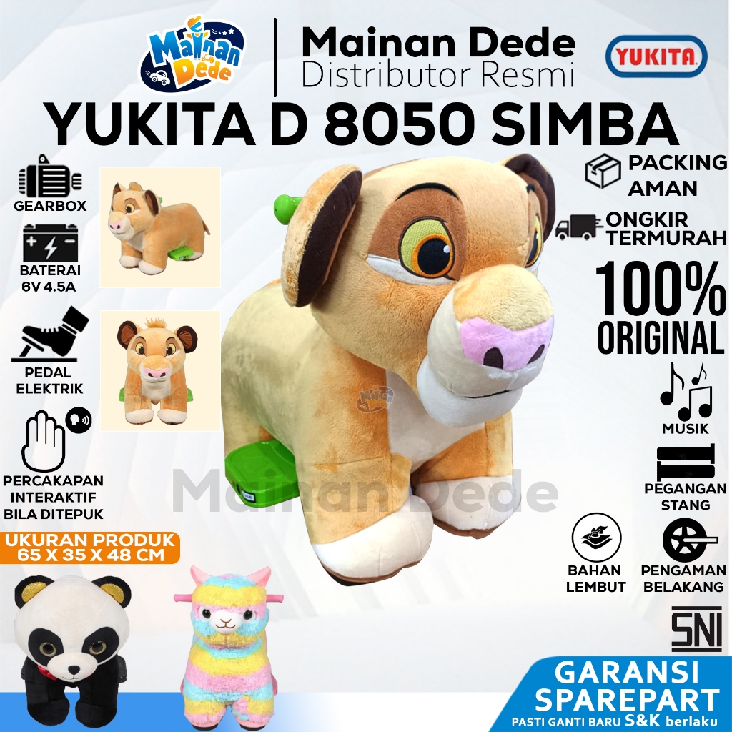 Jual Mainan Anak ELECTRIC VEHICLE ANIMAL SERIES - YUKITA D8050 YKT ...