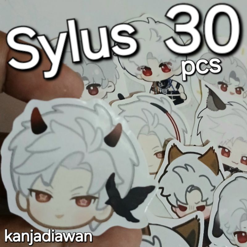 Jual Stiker Sylus Love and Deepspace Anime 30 PC Sticker Sylus Kitty ...