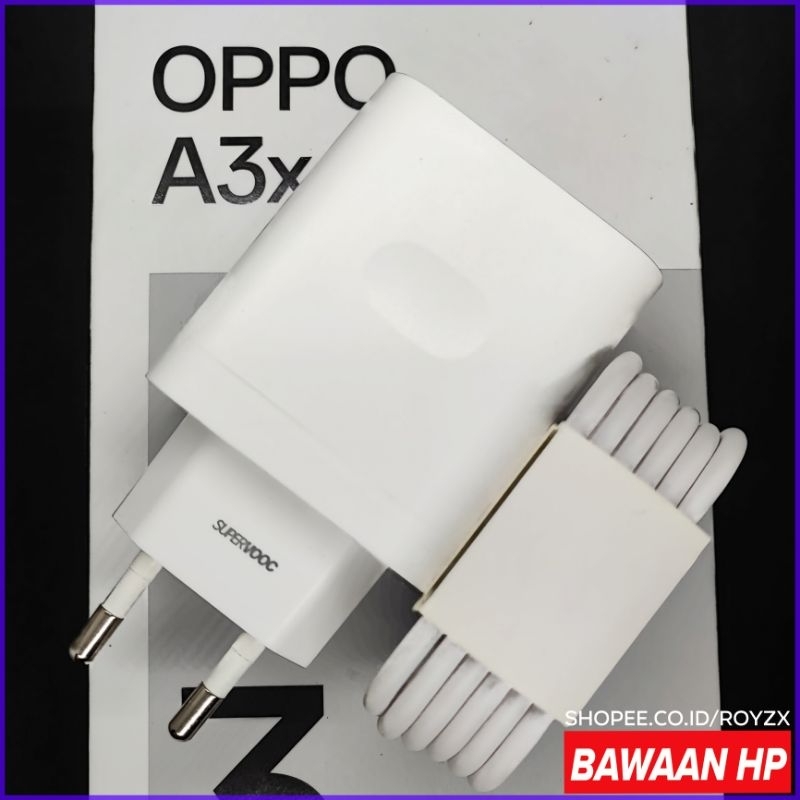Jual Charger Oppo A3X 45 Watt Dan Dosbuk Original Type C Copotan Bawaan ...
