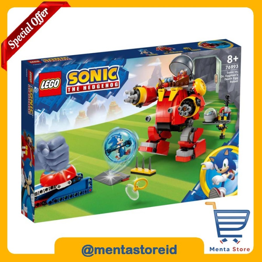 Jual LEGO 76993 Sonic the Hedgehog Sonic vs. Dr. Eggman’s Death Egg ...