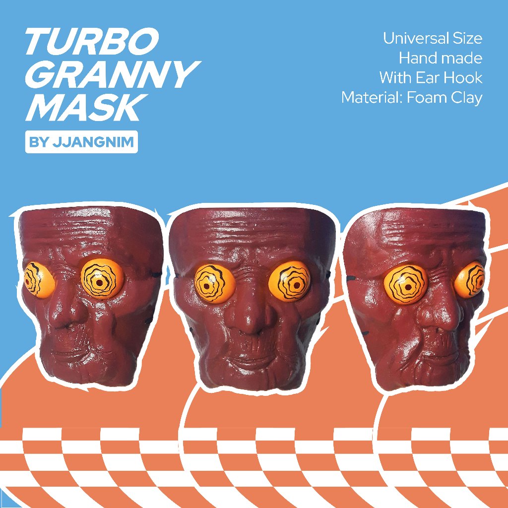 Jual READY STOCK - [ JJANG-PROPS ] Turbo Granny Nenek Turbo Topeng ...
