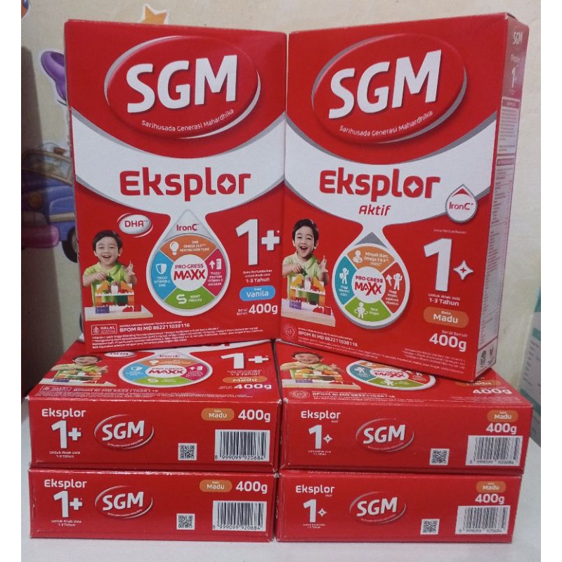 Jual SUSU SGM 1+ 400GR RASA MADU DAN VANILLA | Shopee Indonesia