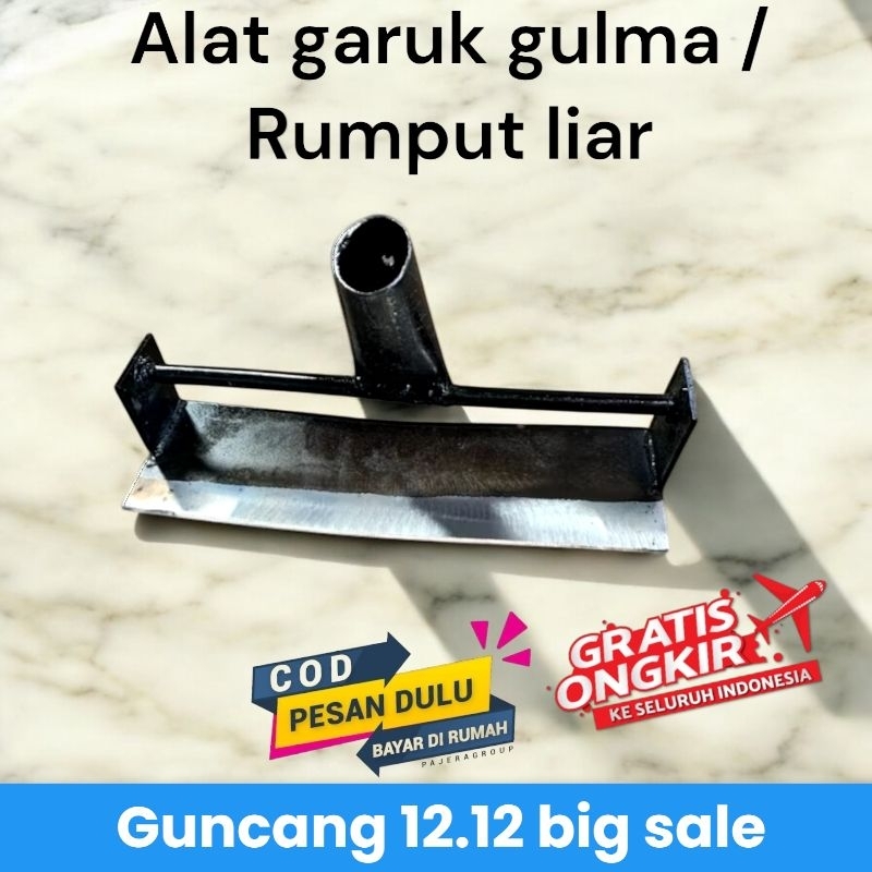 Jual Alat Garuk Rumput Liar / Gulma asli full Baja - Cangkul Garuk ...