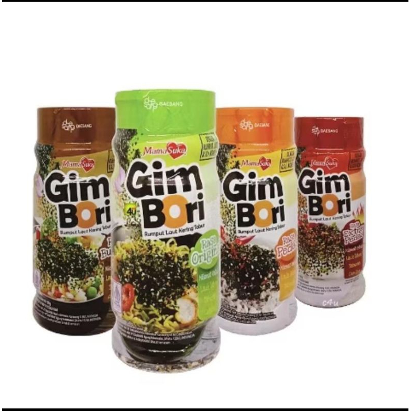 Jual GIMBORI RUMPUT LAUT KERING TABUR BOTOL 30 GR ALL VARIANT | Shopee ...
