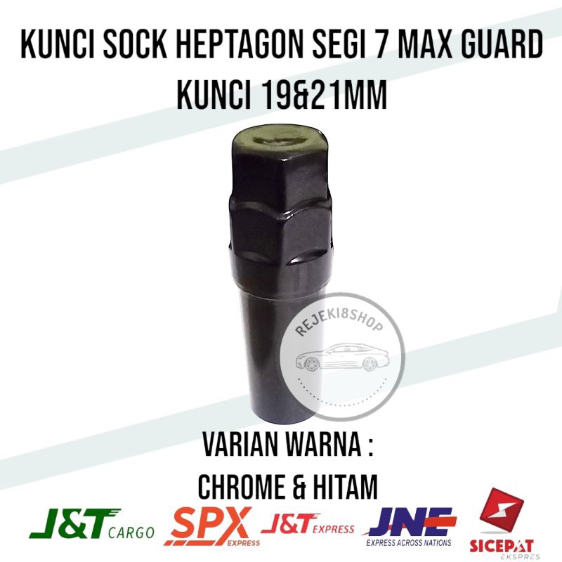 Jual Kunci Sock Heptagon Segi 7 Max Guard Kunci 19 & 21MM | Shopee ...
