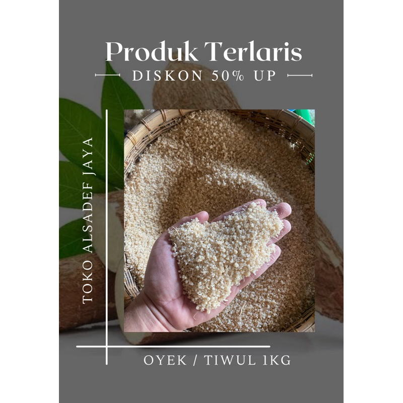 Jual TIWUL INSTAN 1Kg/1000g | BERAS SINGKONG | NASI OYEK | NASI SINGKONG RENDAH GULA MURAH ...
