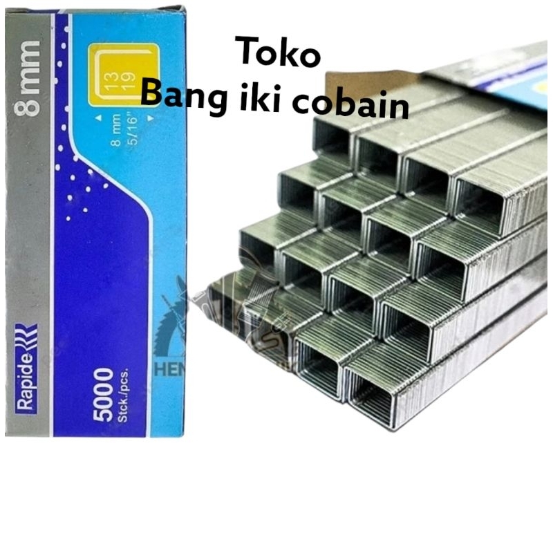 Jual Isi Steples Tembak 8 mm Gun Tacker Staples isi 5000pcs | Shopee ...