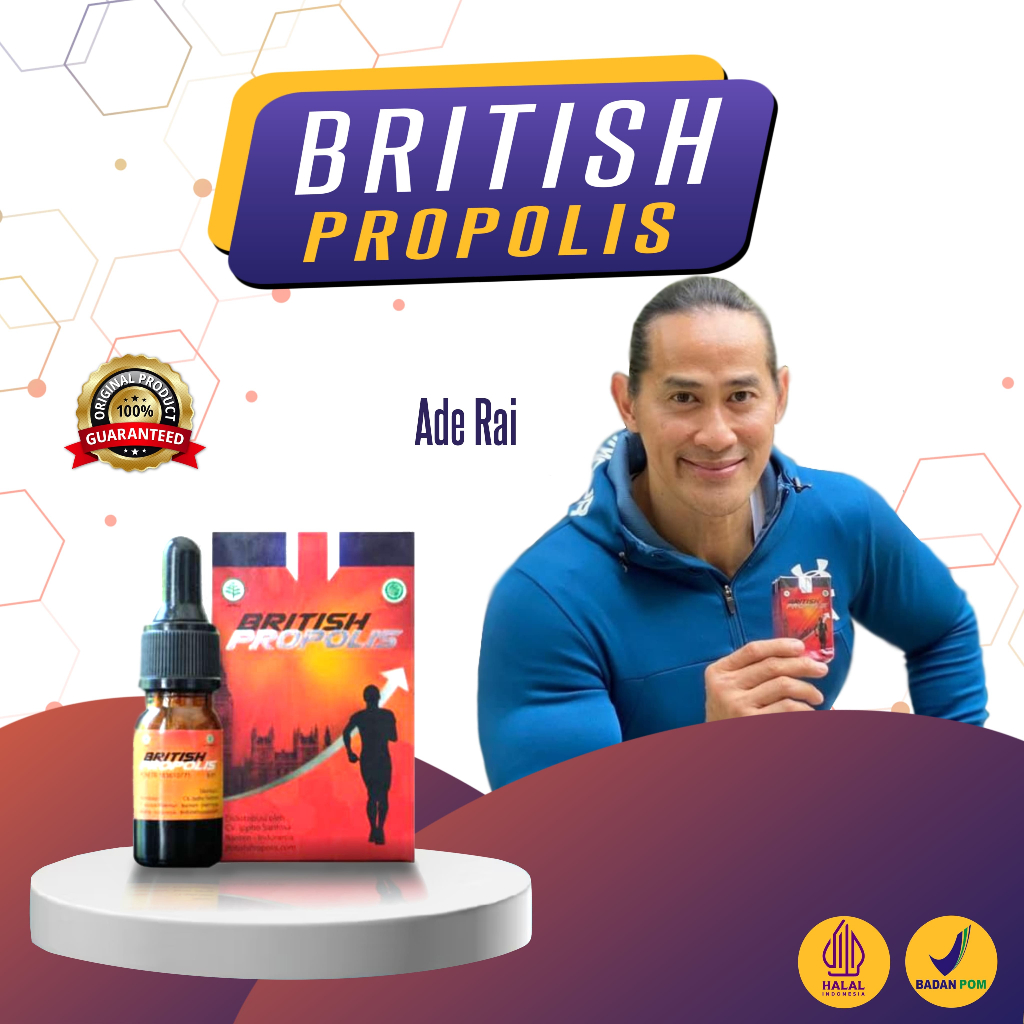 Jual British Propolis Original 100% Dewasa Suplemen Kesehatan Herbal ...