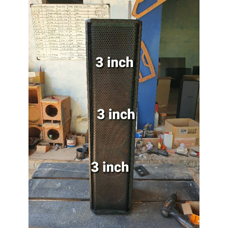 Jual box speaker 3 inch x 3 | Shopee Indonesia