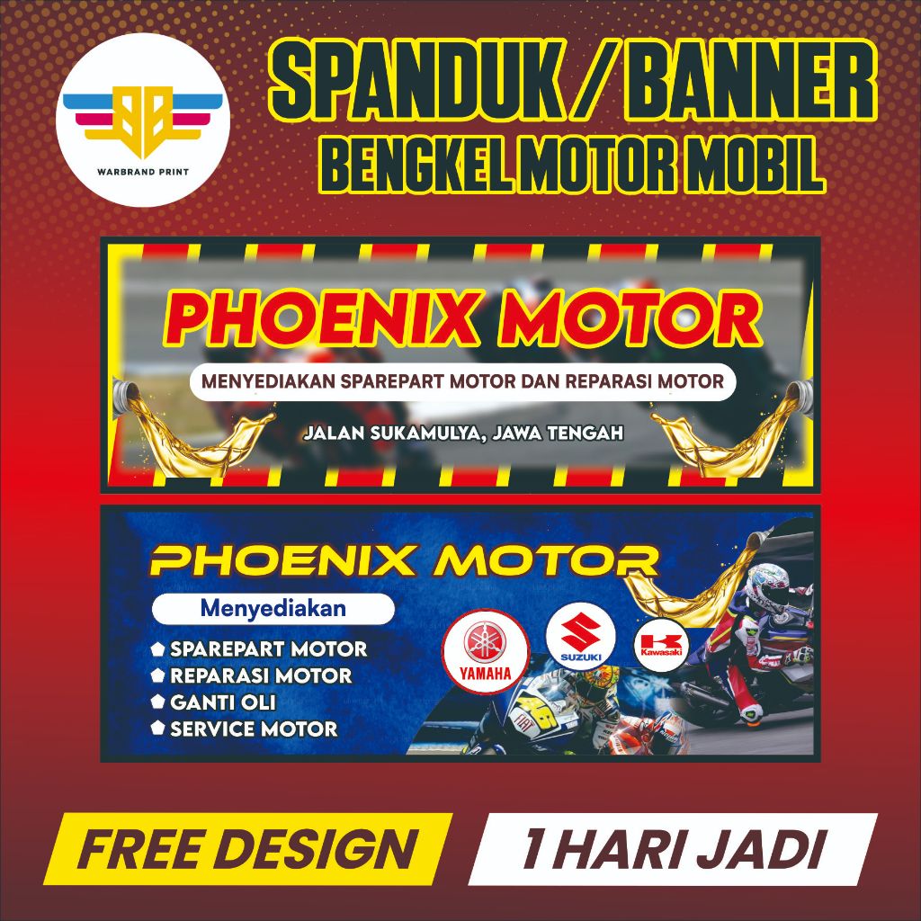 Jual SPANDUK BANNER BENGKEL MURAH - FLEXI CHINA DAN KOREA BERKUALITAS ...