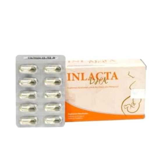 Jual INLACTA DHA WITH MOTHER 1 STRIP ISI 10 KAPSUL VITAMIN SUPLEMEN ...