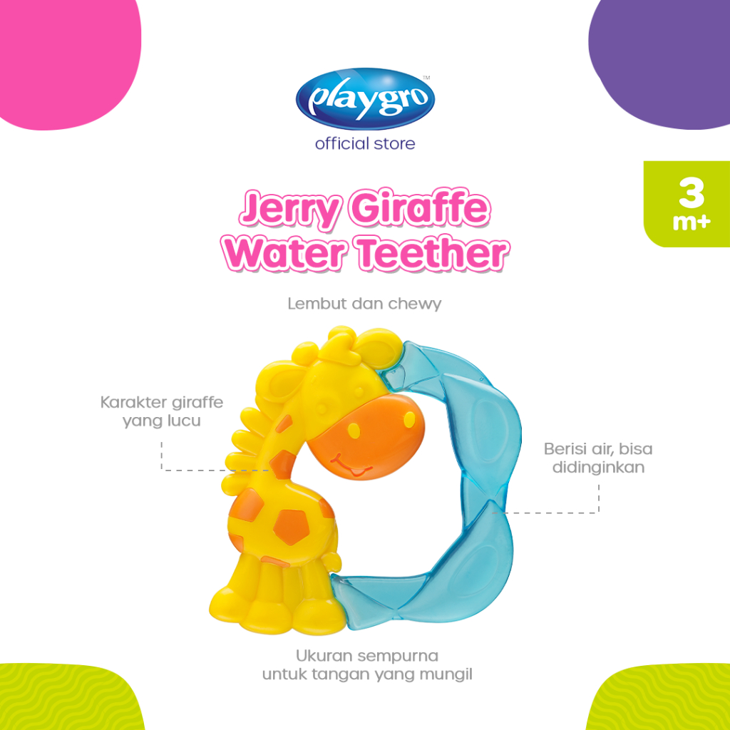 Jual Playgro Jerry Giraffe Water Teether - Mainan Gigit Anak | Shopee ...