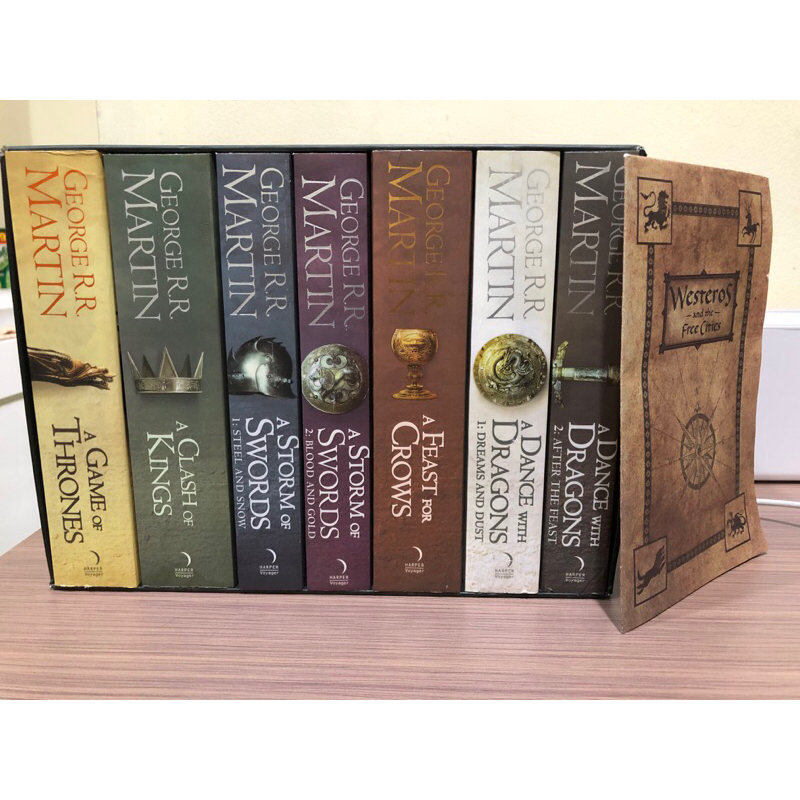 Jual A song of Ice and Fire game of thrones: Box set ENGLISH | Shopee ...