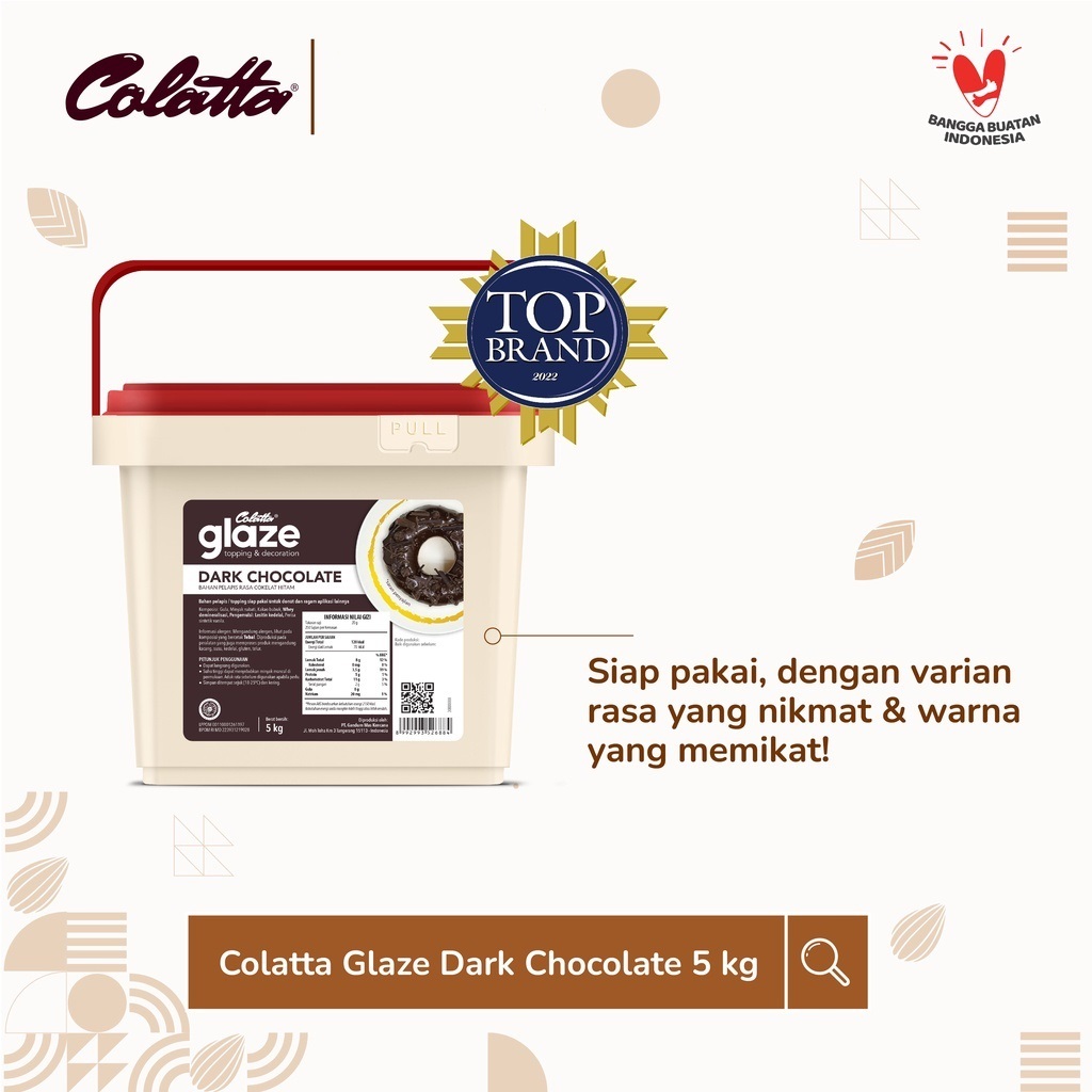 Jual Colatta Glaze Pail 5 kg Selai Siap Pakai Bahan Pelapis Pail ...