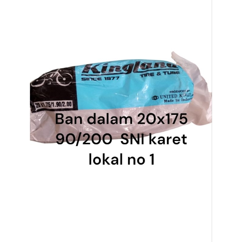 Jual Ban dalam sepeda ukuran 20x175 BMX mini spd lipat dll karet lokal Indonesia SNI trbaik ...
