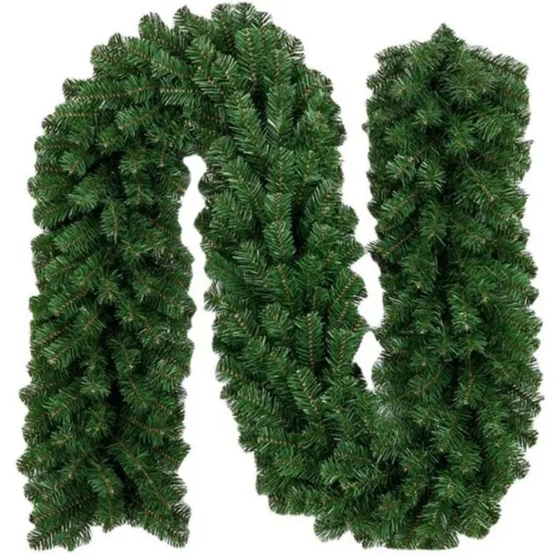 Jual 200T Garland Natal 2.7m Garland Kawat Daun Hiasan Natal Lebar 25cm ...