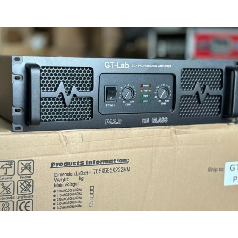 Jual POWER AMPLIFIER RDW GT LAB PA 2.0 / 2 CHANNEL original 2x2000watt ...