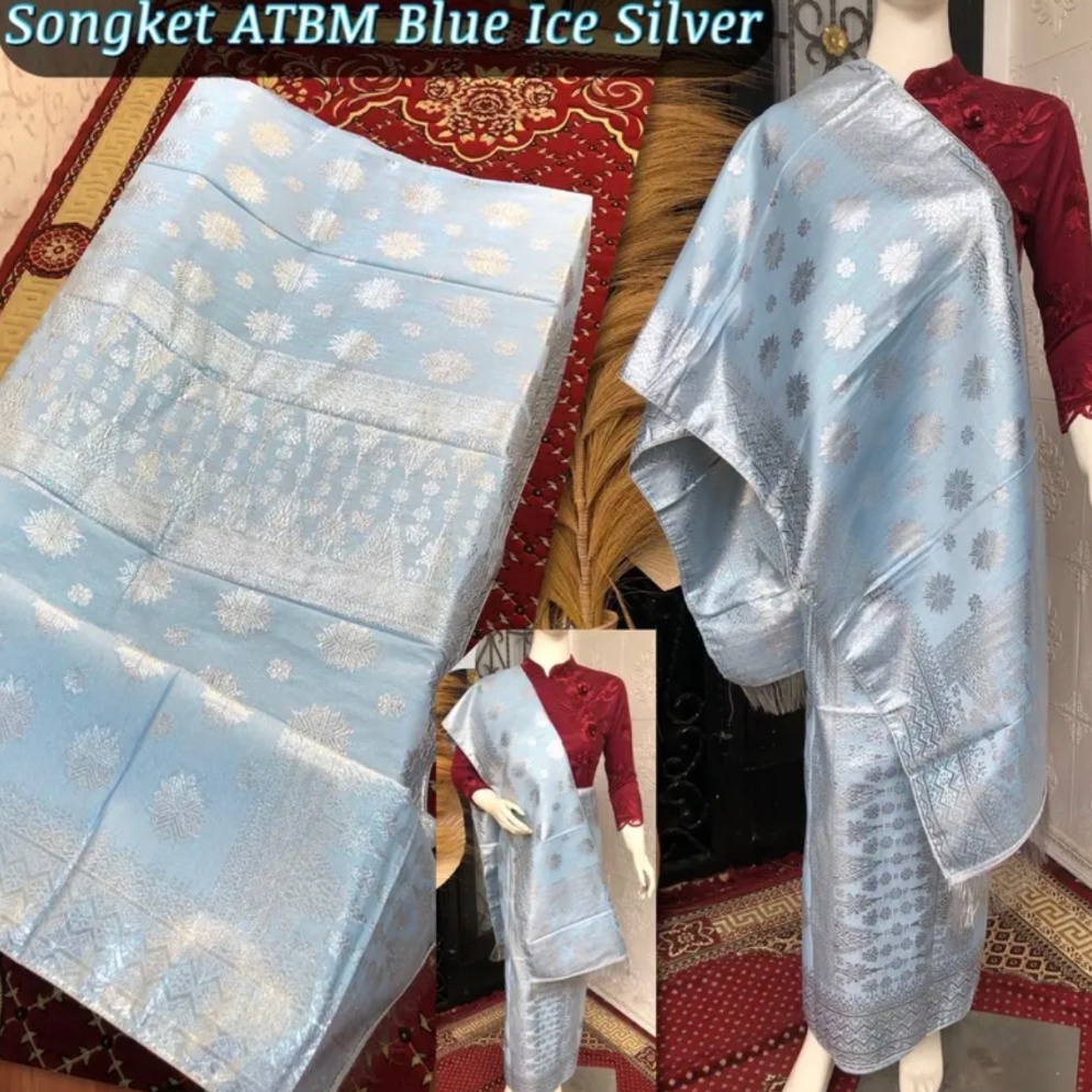 Jual KODE I85C REAL PICT Songket Palembang Tenun ATBM Alat Tenun Bukan ...