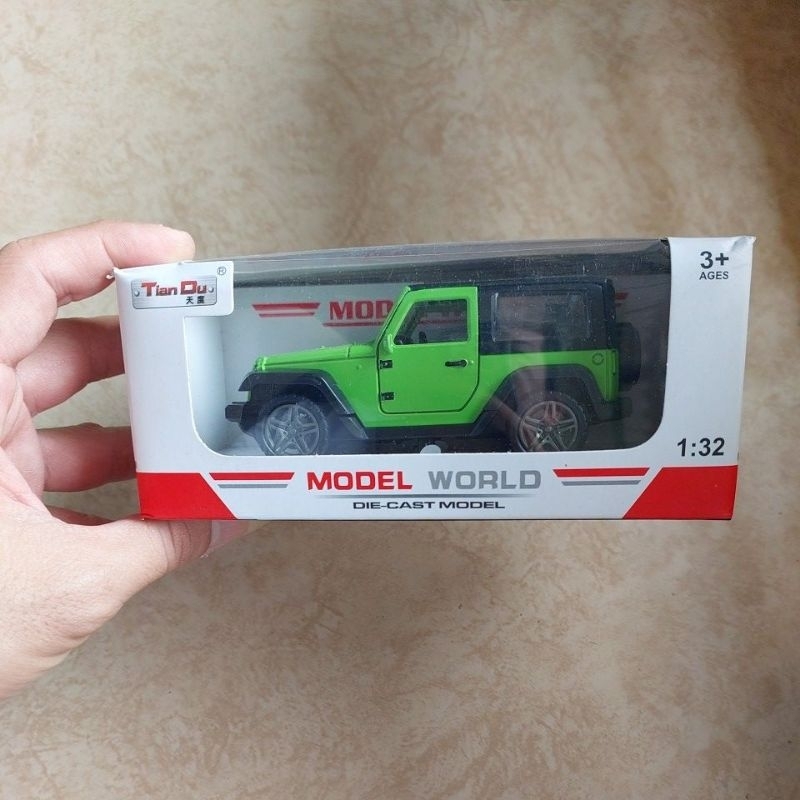 Jual MINIATUR MOBIL DIE CAST 1:32 JEEP JIMMY HIJAU DIE CAST BESI BUKA ...