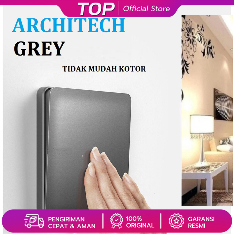 Jual Infinity Grey A63 /Stop Kontak/ Sakelar Saklar Rumah Architech Infinity Gabungan | Shopee ...