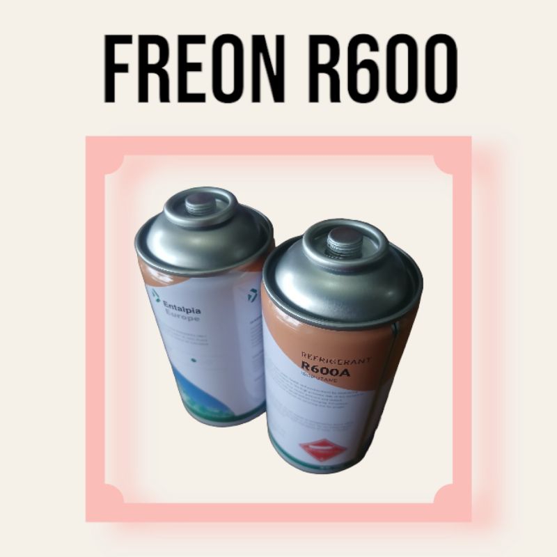 Jual FREON R600A Refrigerant freon r600 kaleng freon kaleng | Shopee ...