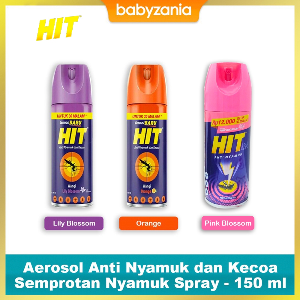 Jual HIT Aerosol Anti Nyamuk dan Kecoa / Semprotan Nyamuk Spray - 150 ...