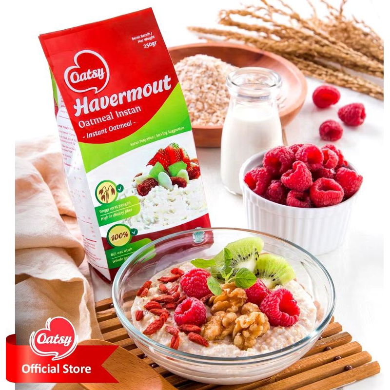 Jual oatsy Havermout Instant Oatmeal 200gr | Shopee Indonesia