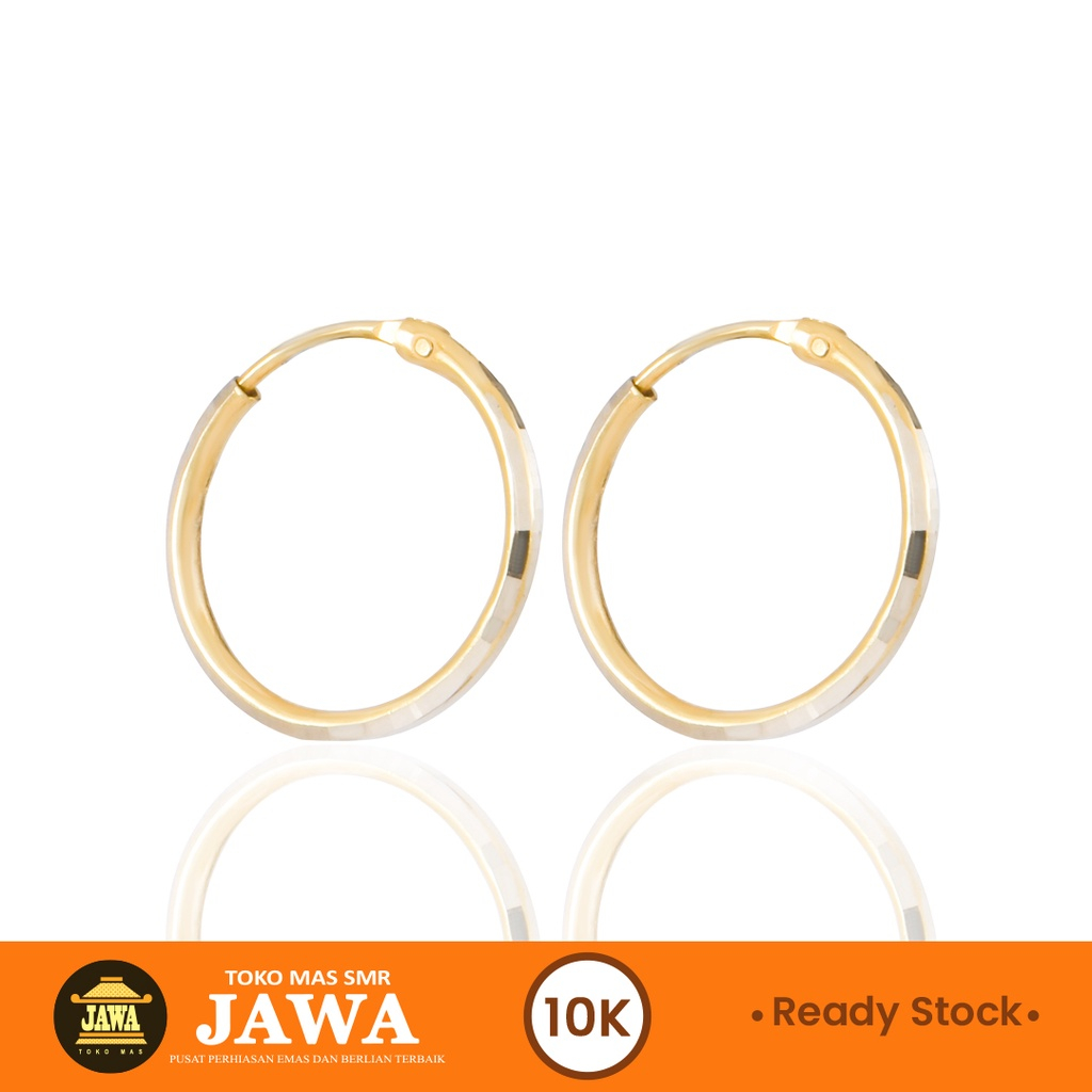 Jual Anting Emas Jipsy Polos Plainta Kadar 10 Karat Toko Mas Jawa ...