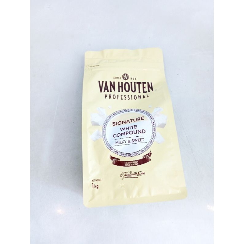 Jual Van Houten White Compound Chocolate | Shopee Indonesia