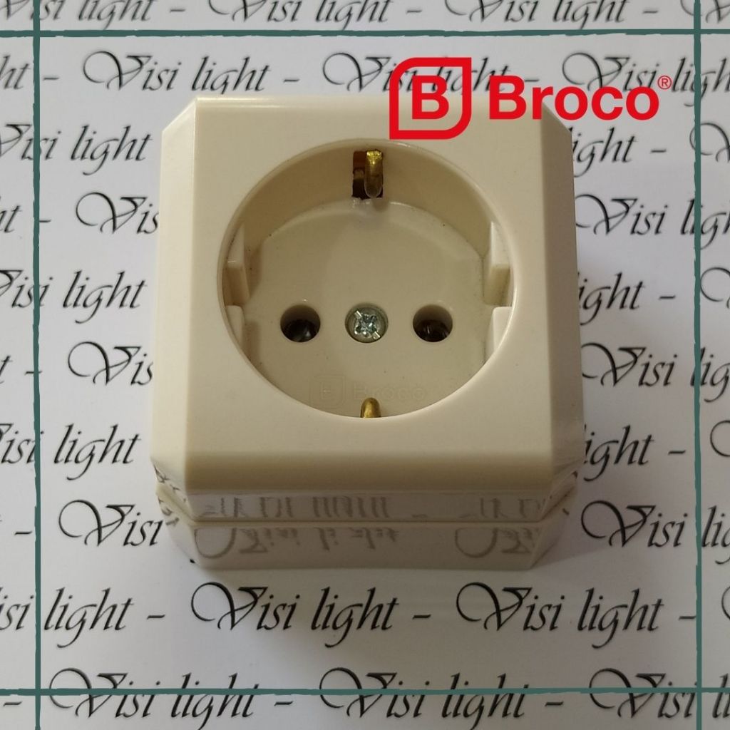 Jual Stop Kontak OB Broco 15410 Persegi (Outbow) | Shopee Indonesia