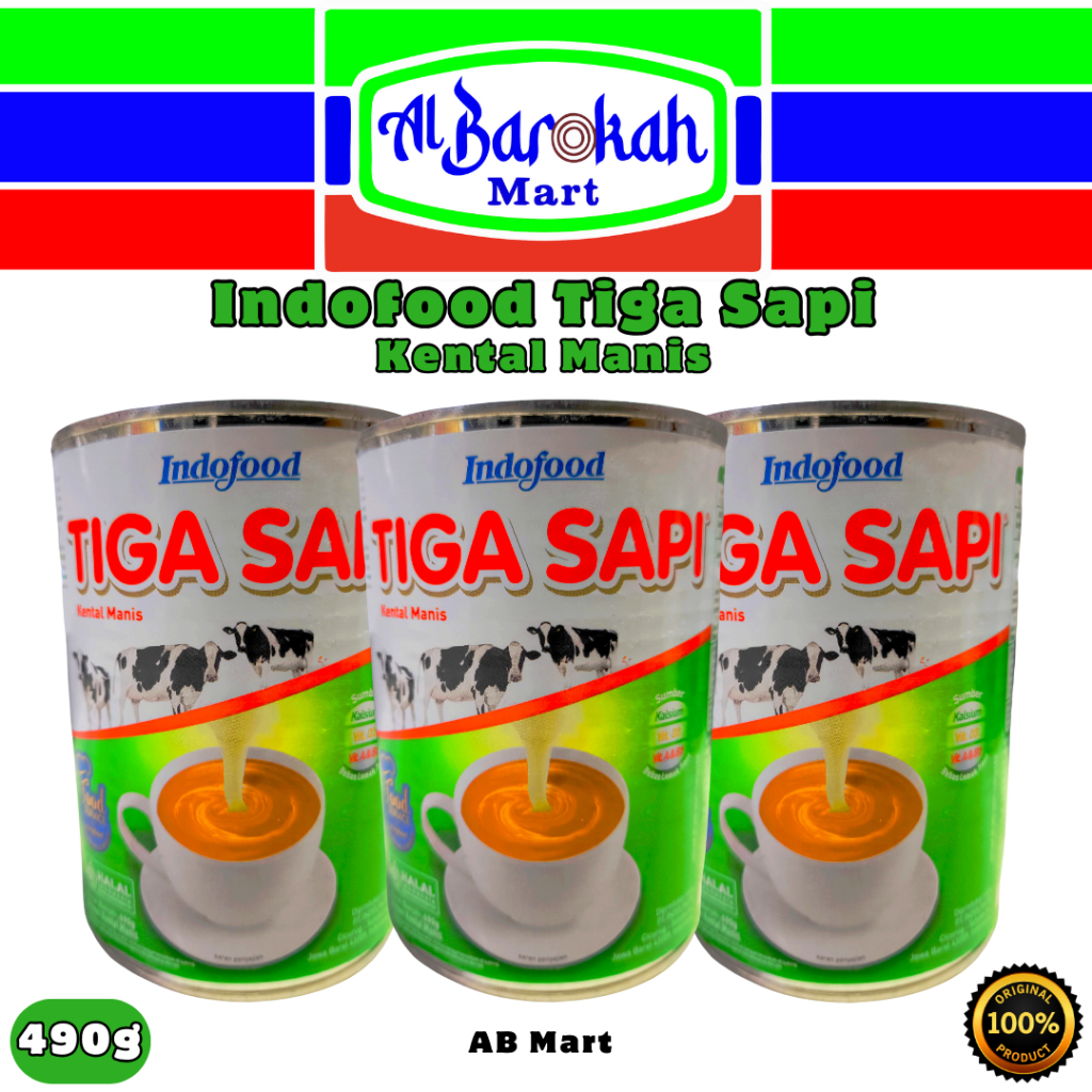 Jual Tiga Sapi Kental Manis 490g | Shopee Indonesia