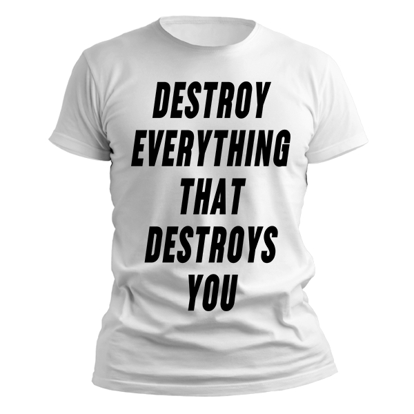 Jual Kaos Destroy Everything That Destroys You (Alternative Version ...