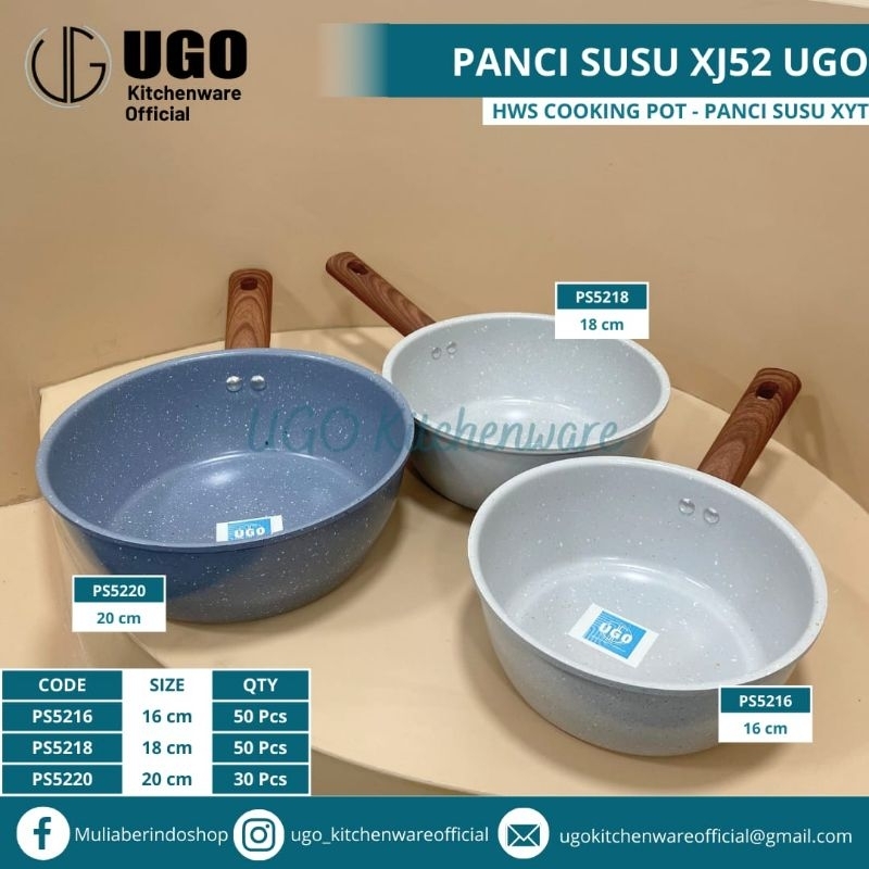 Jual Panci Susu Sauce Pan Marble Panci Masak Sup Anti Lengket Panci ...