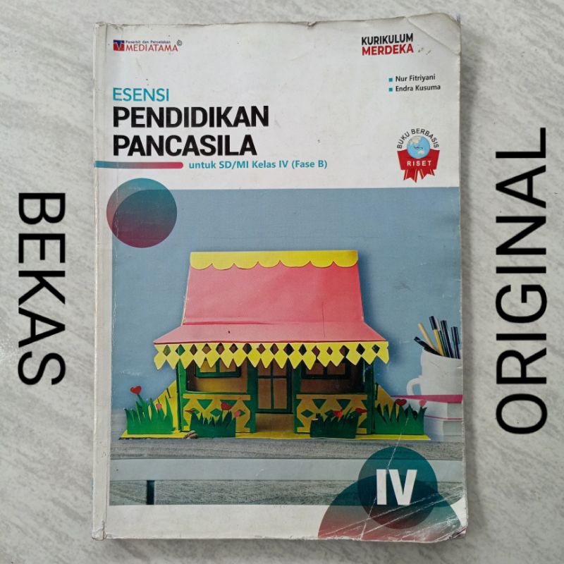 Jual Buku Esensi Pendidikan Pancasila PKN PPKN Kelas 4 IV Fase B SD MI Penerbit Mediatama ...